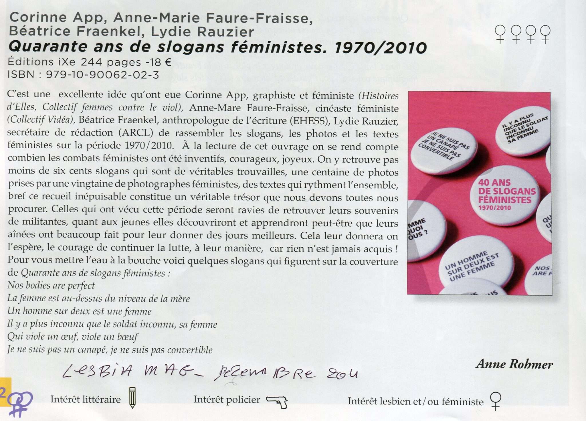 Anne Rohmer - Éditions iXe